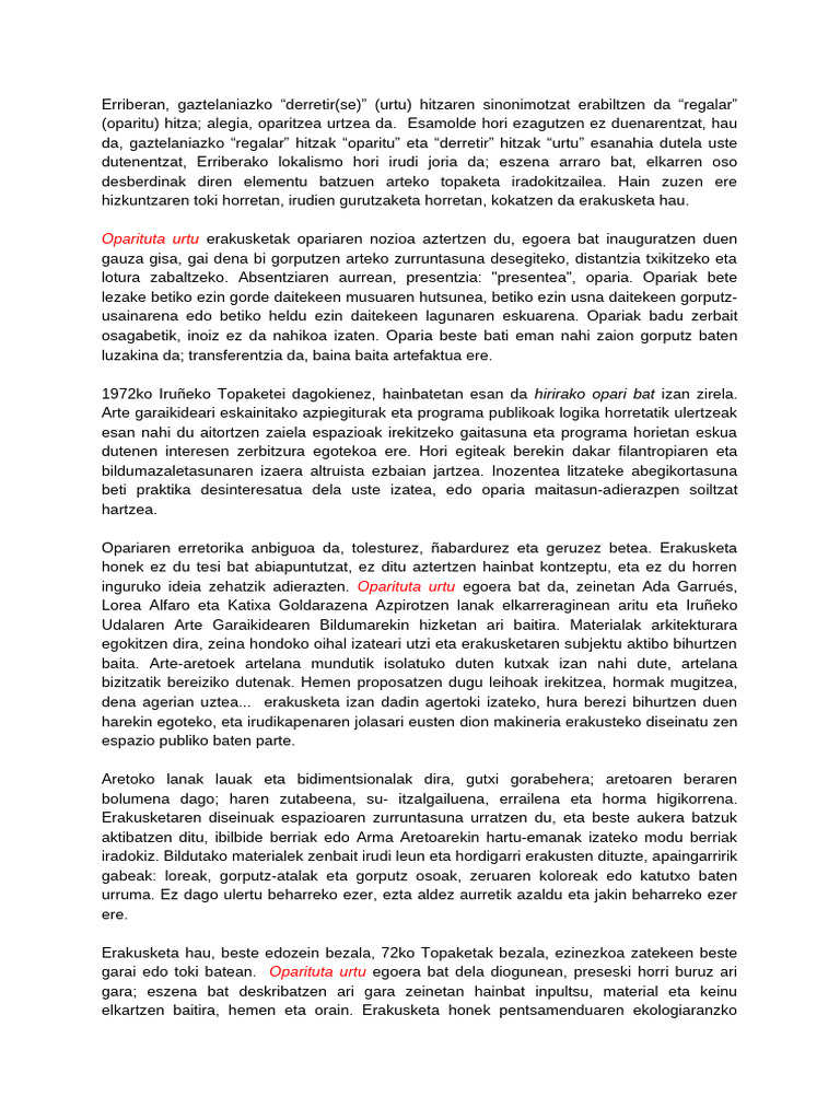Texto EUS | PDF