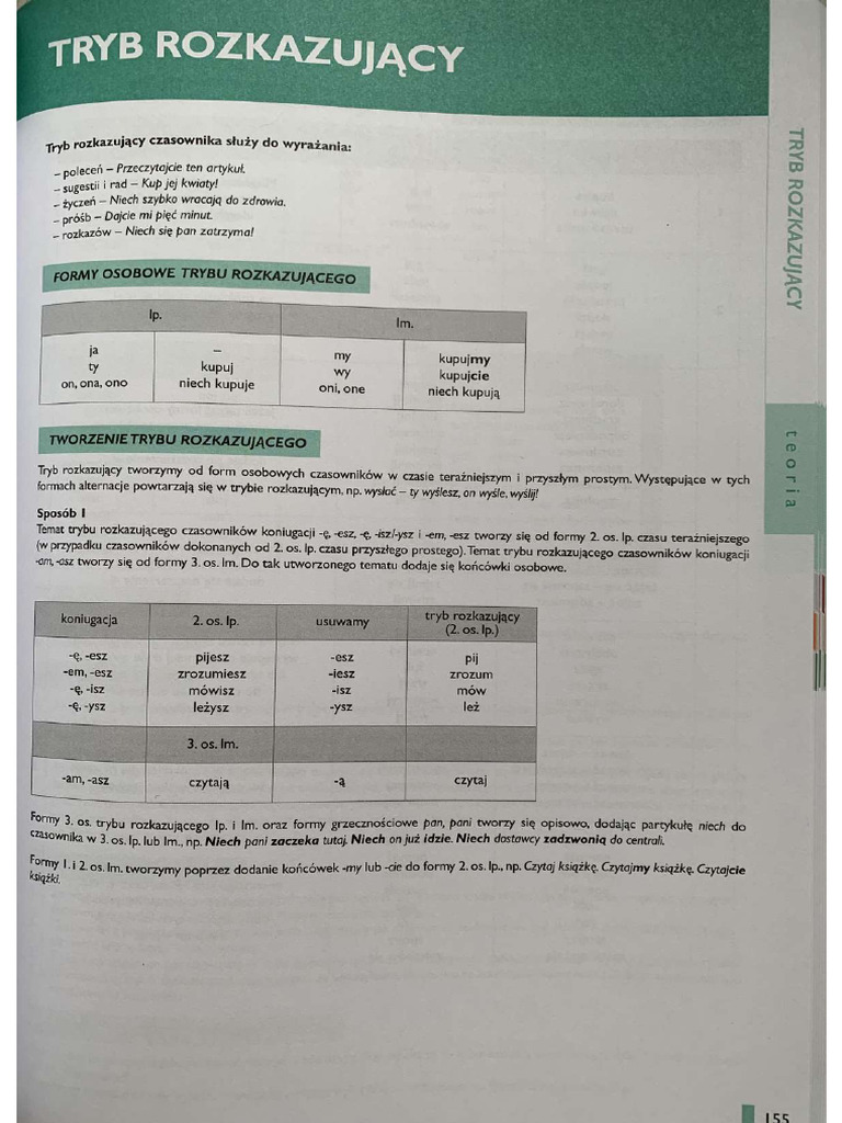 Tryb rozkazujący | PDF