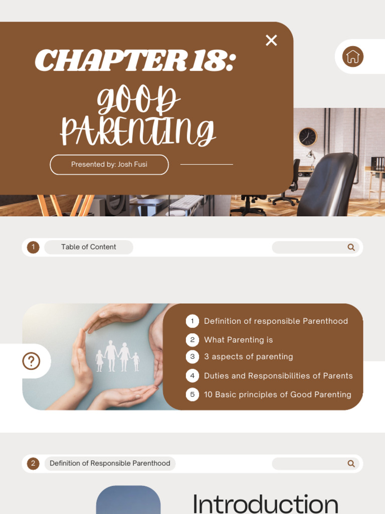 Chapter 18 Good Parenting | PDF | Parenting | Psychology