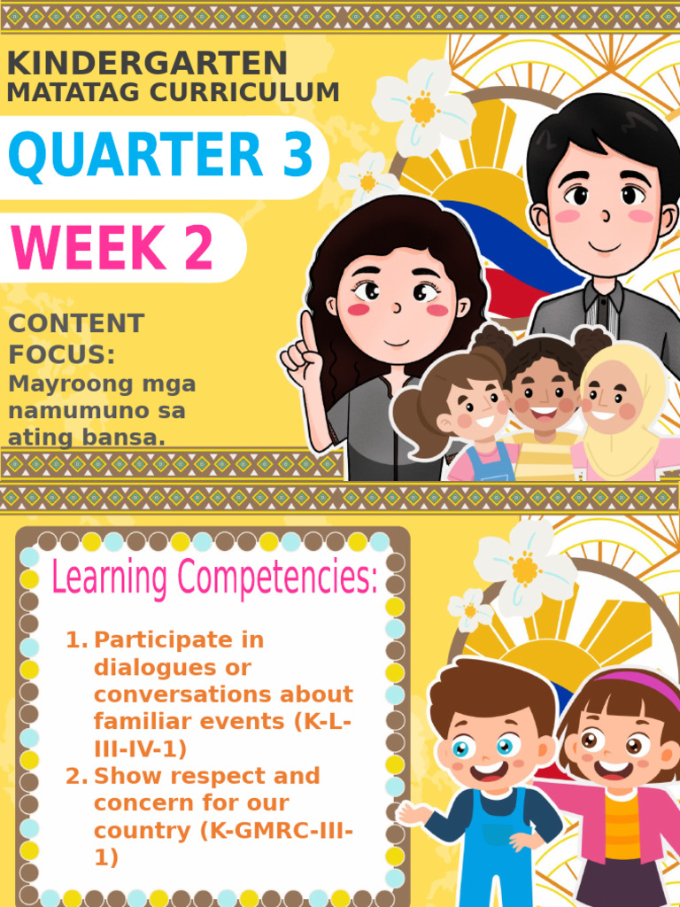 Matatag - kinder.Q3.Week 2. Day3 | PDF