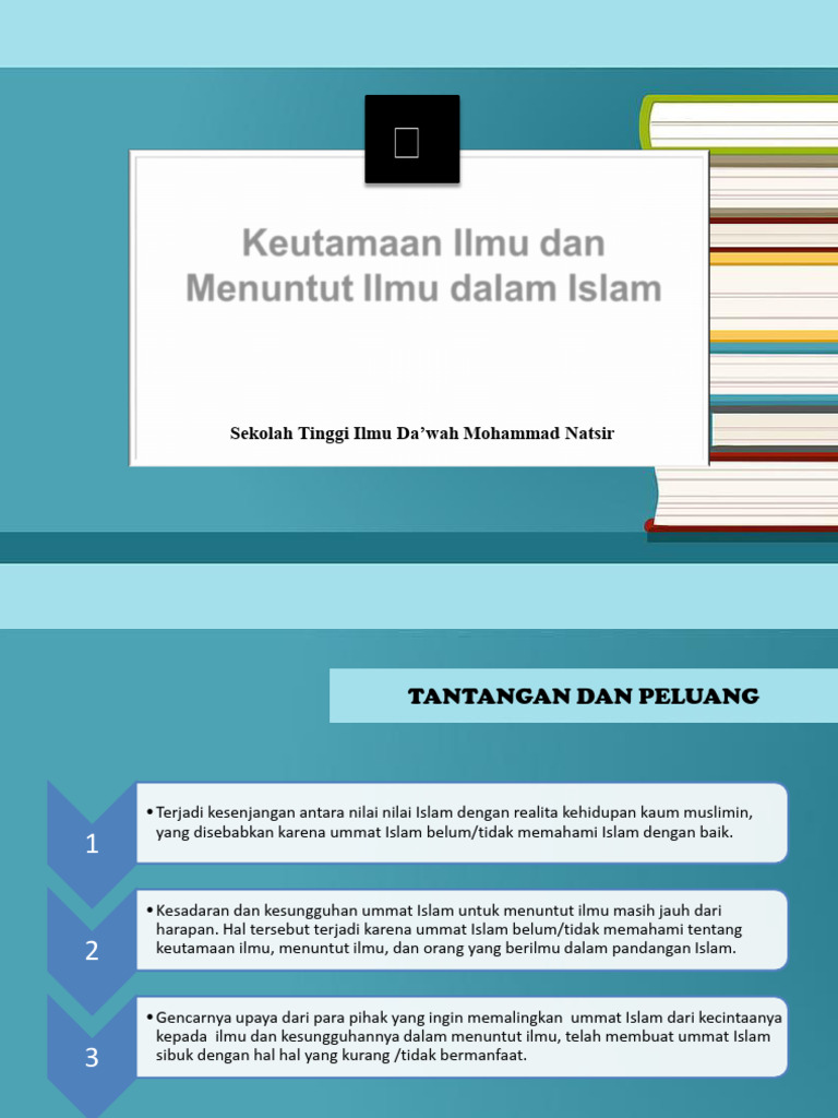 Keutamaan Ilmu dan Menuntut Ilmu | PDF