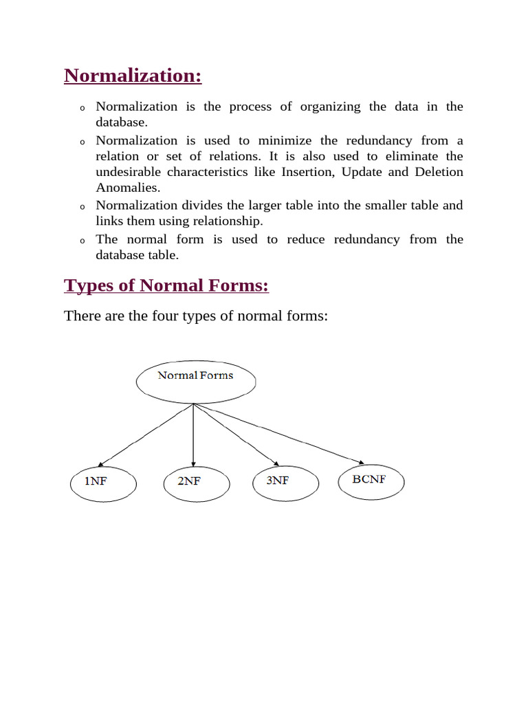Normalization | PDF | Databases | Data Management Normalization | PDF | Databases | Data Management