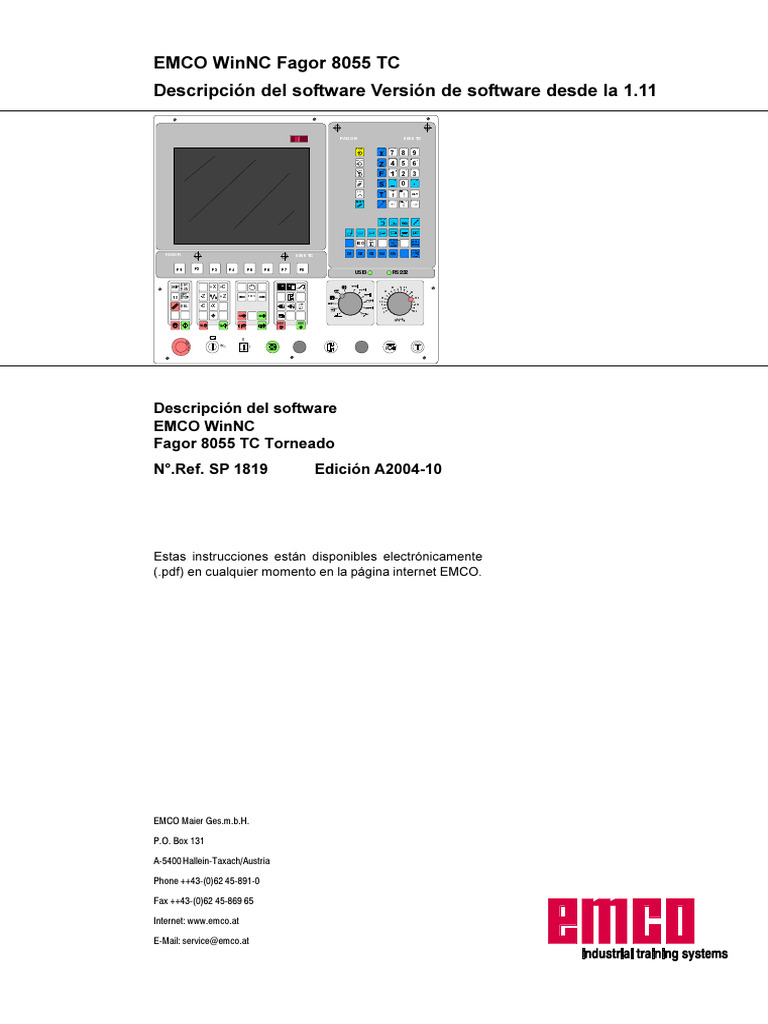 Fagor8055 Turn Sp A | PDF