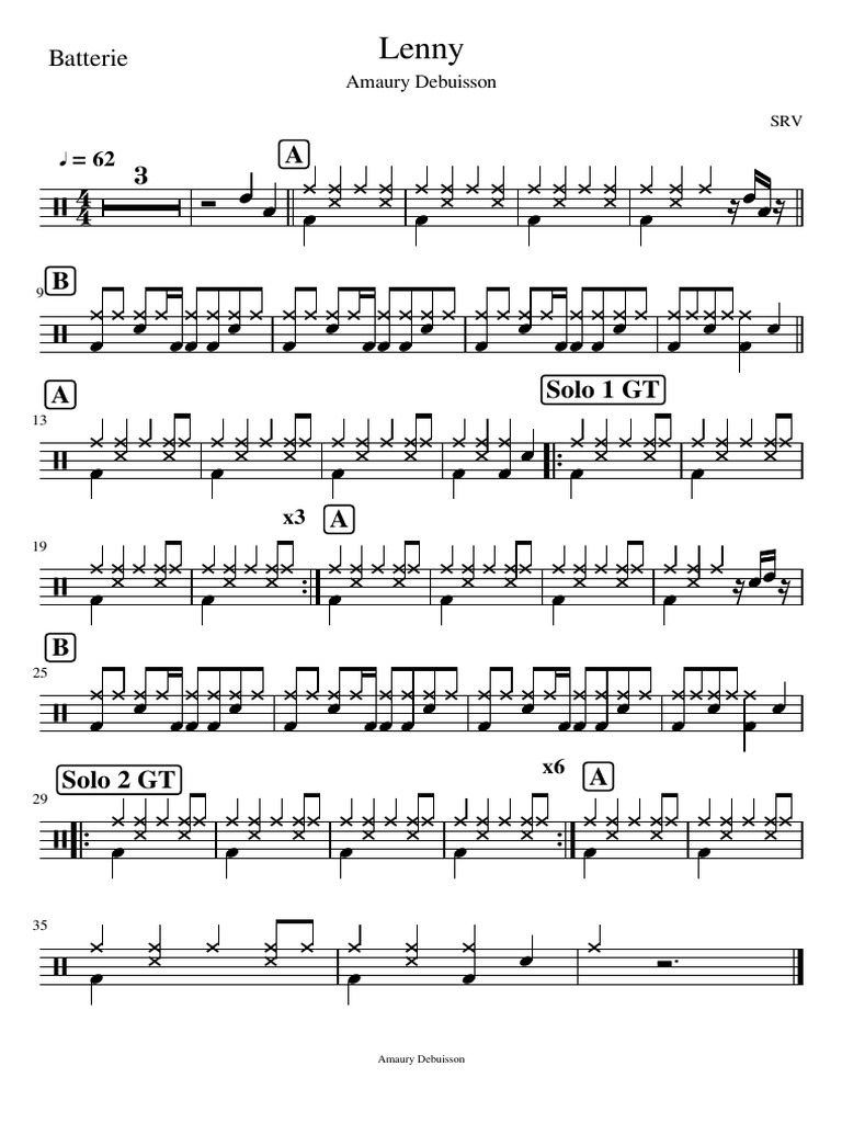 Lenny - Srv Amauy Debuisson-Batterie | PDF