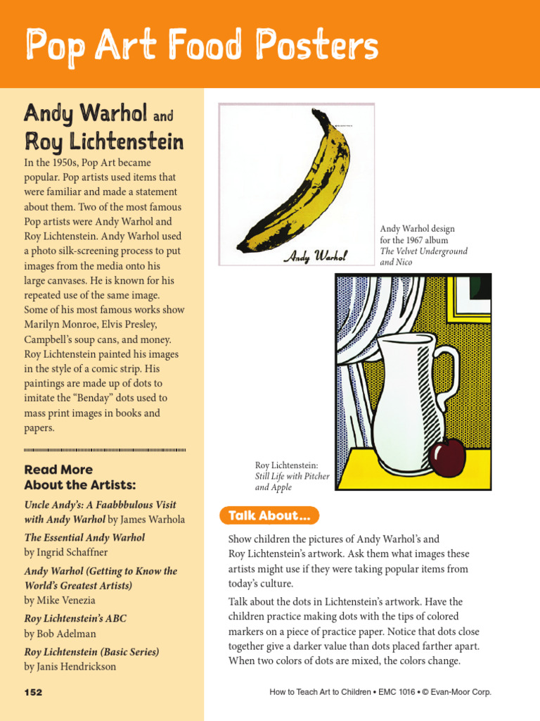PopArtFoodPosters | PDF | Andy Warhol | Drawing