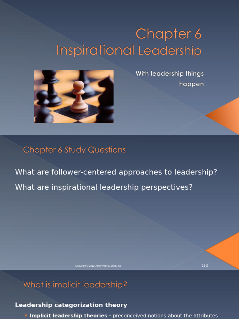 6 - Inspirational Leadership | PDF | Leadership | Behavioural Sciences