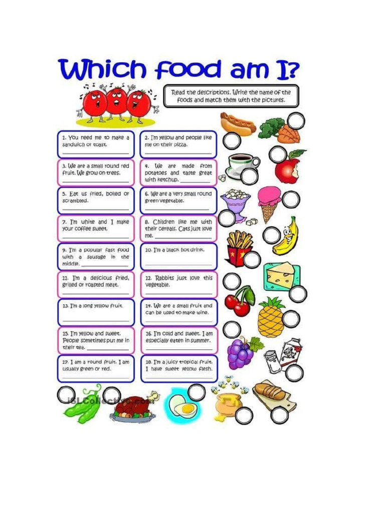 jesse food riddles | PDF