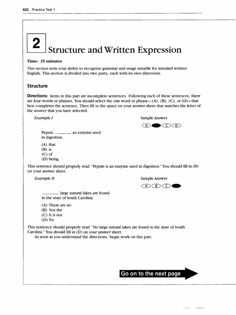 Complete Practice Test 1 (W&R) | PDF