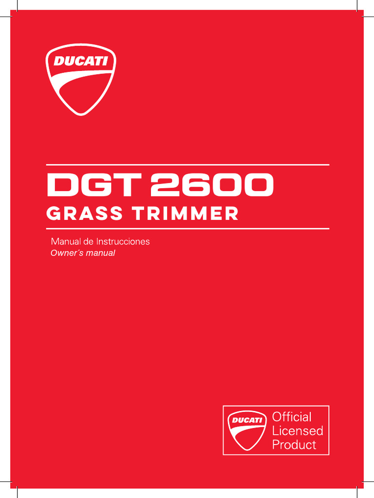 Manual de Usuario Desbrozadora DGT 2600 | PDF | Gasolina