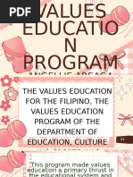 Values Education Program (VEP) : Rationale | PDF | Value (Ethics ...