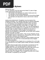 Motorcycle Club Biker Ranks and Titles Guide | PDF | Committee ...