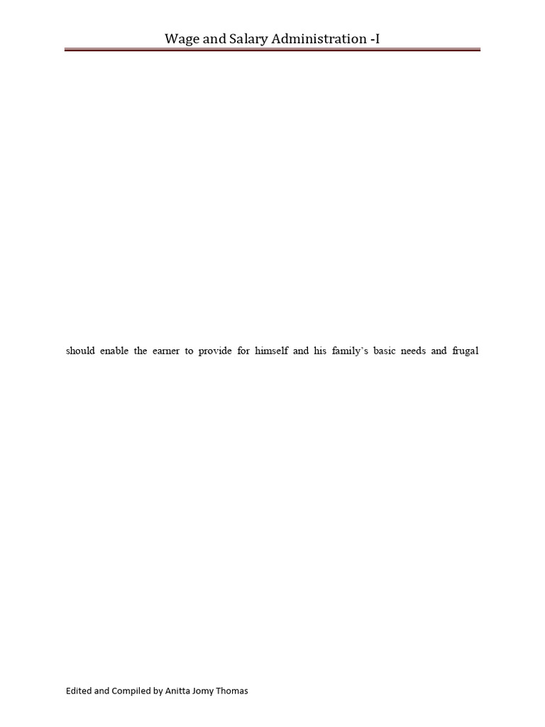 HRM Wage and Salary Adm. 1 | PDF | Salary | Wage