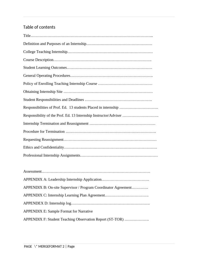 Teaching Internship Guidelines for BPEd | PDF | Teachers | Internship