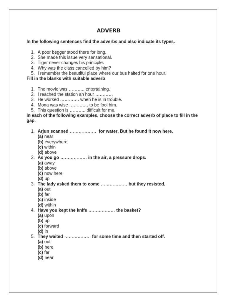 adverb | PDF