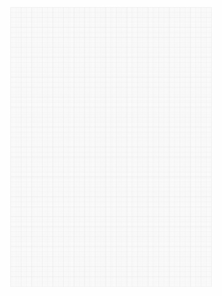 Standard Graph Paper PDF a4 1mm Light Grey | PDF