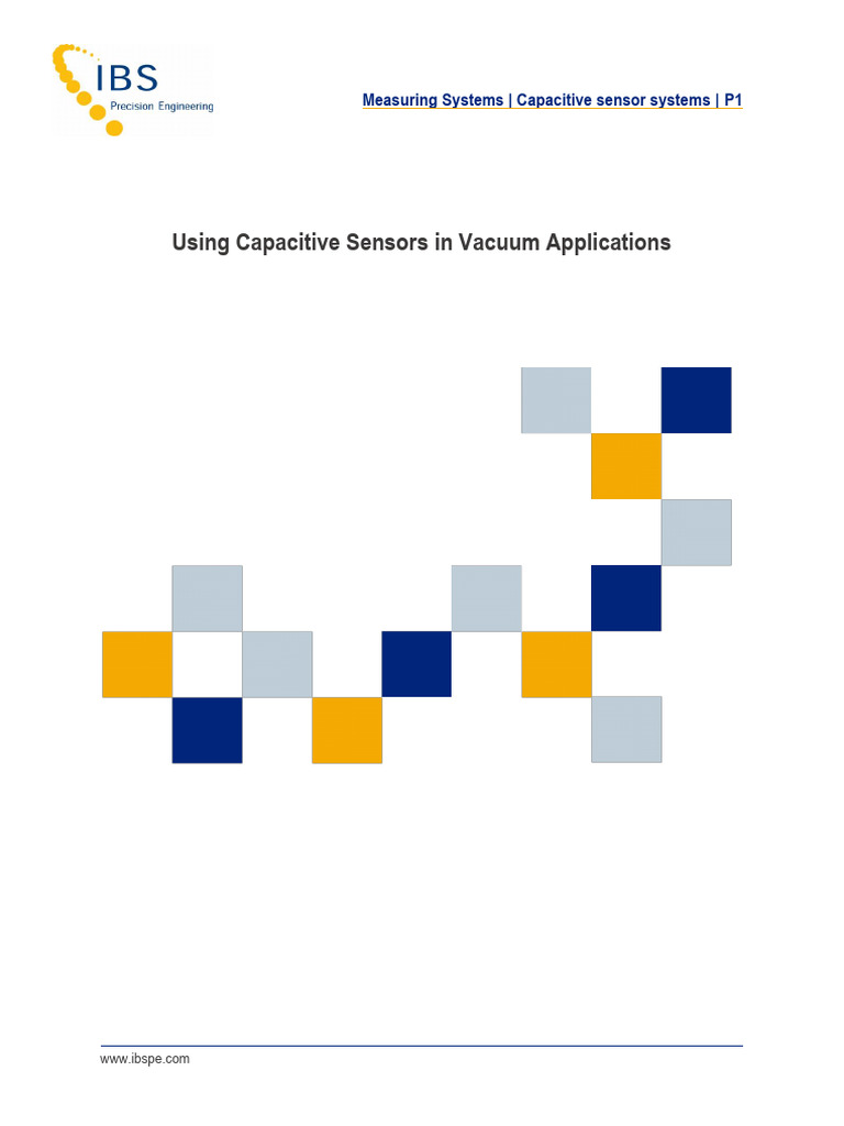 Capacitive Sensors for Vacuum Applications | PDF | Vacuum | Capacitor