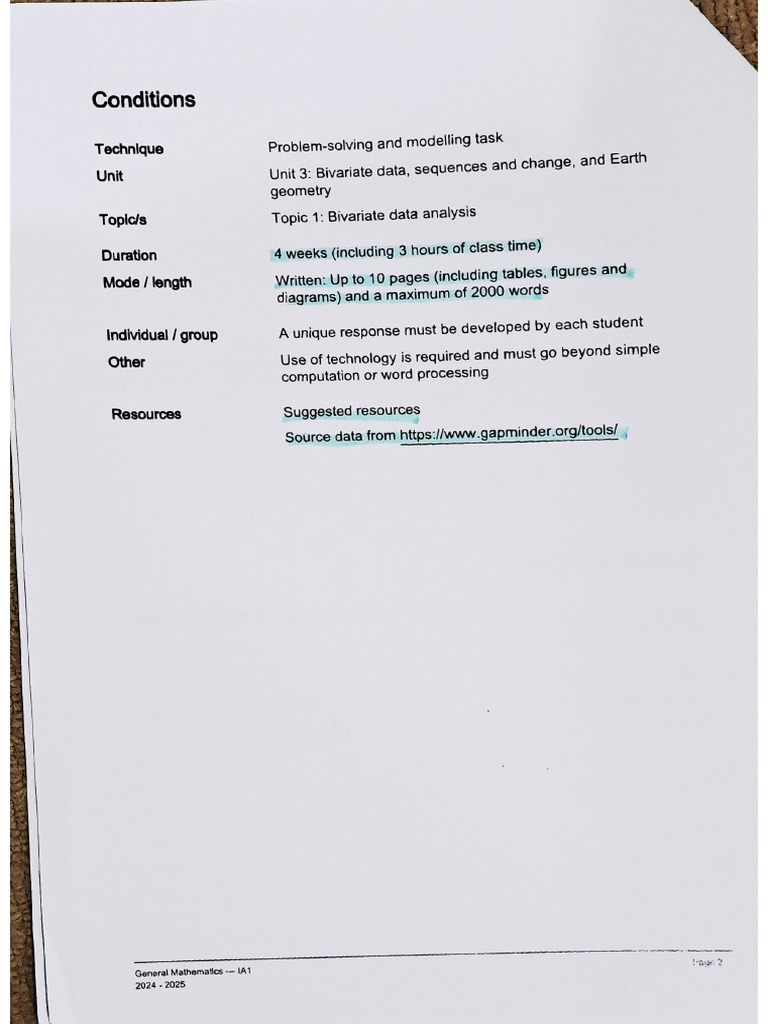 Maths Bivariate Data Analysis | PDF