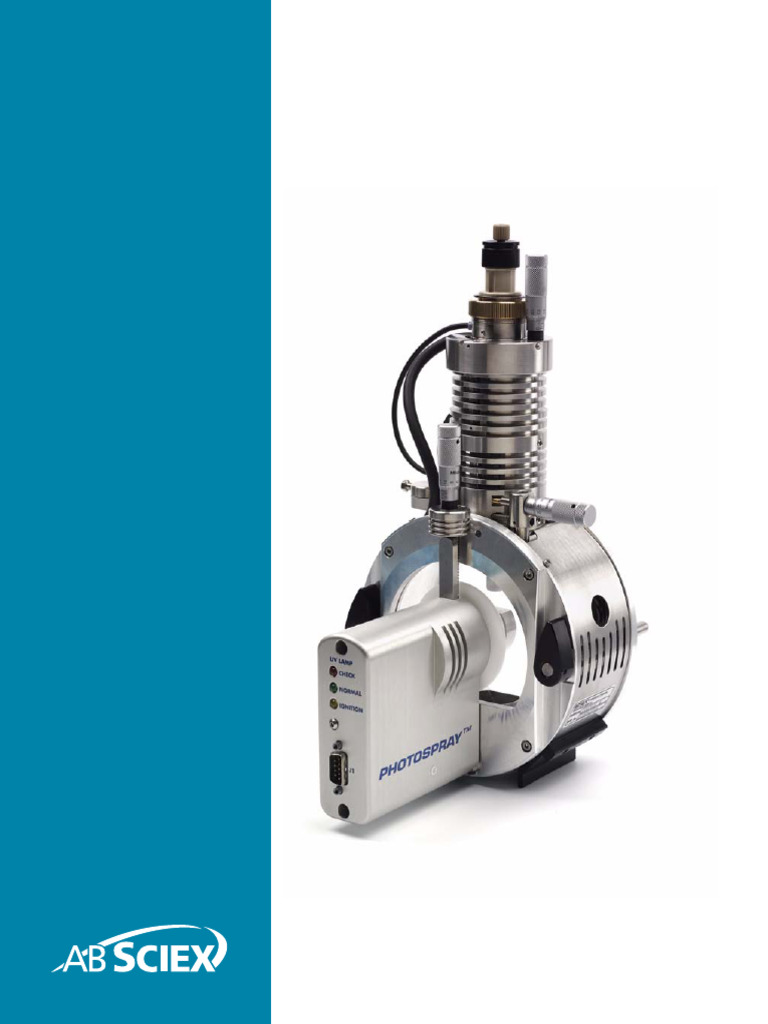 Photospray Ion Source Operator Guide (AB Sciex) | PDF | Chemistry