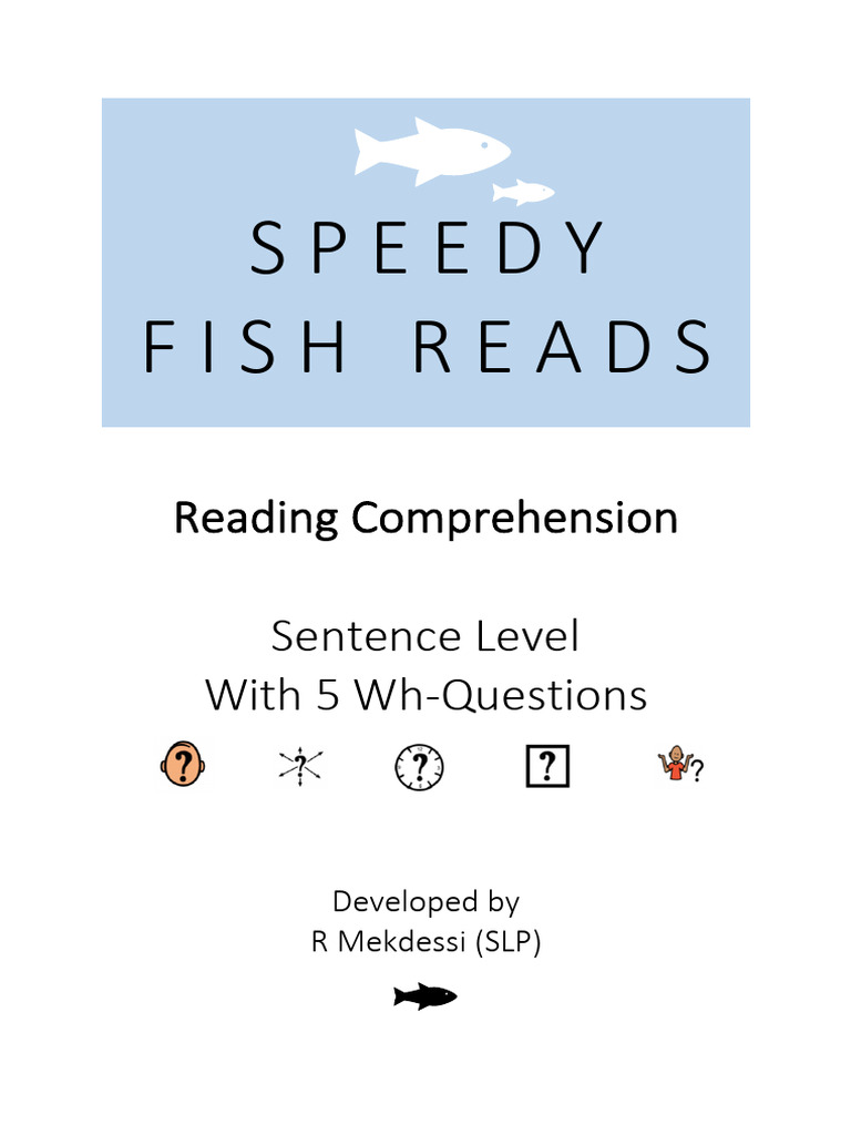 Speedy Fish Reads: Reading Comprehension | PDF