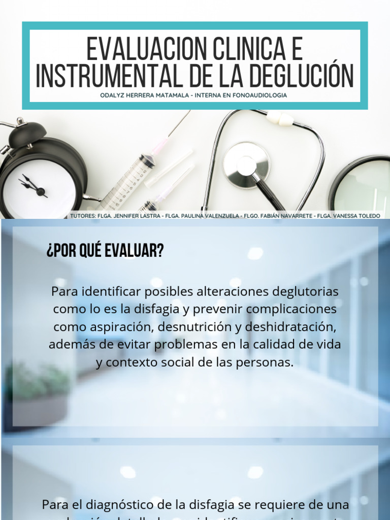 Evaluación Clinica e Instrumental de La Deglución | PDF | Electromiografia | Medicina CLINICA