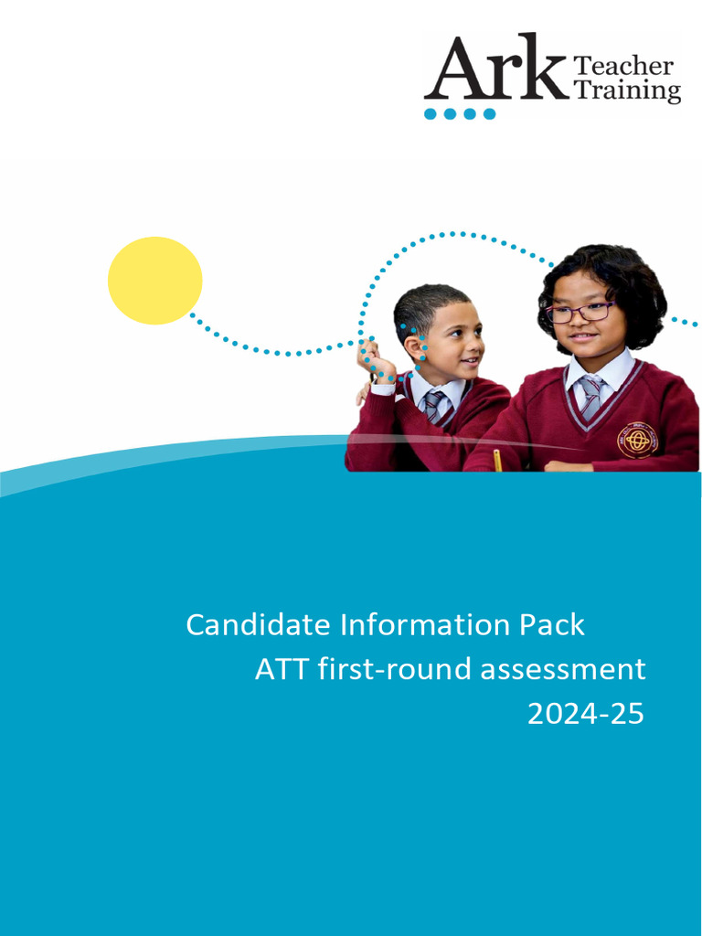 ATT Candidate Information Pack 2024-2025 (2) | PDF | Teachers | Teacher Education