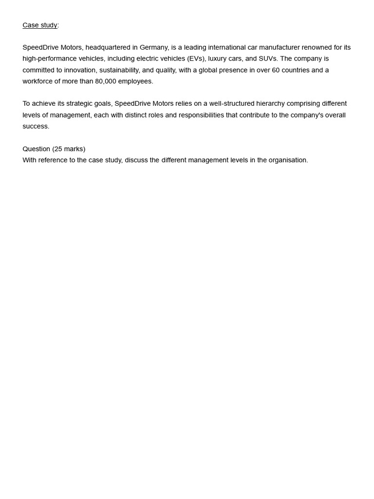 Case Study - Chapter 1 | PDF