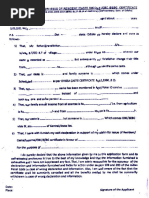 Self Declaration for Odisha Certificates | PDF