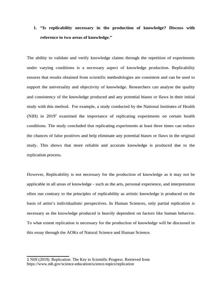 Sample 1 | PDF | Knowledge | Experiment