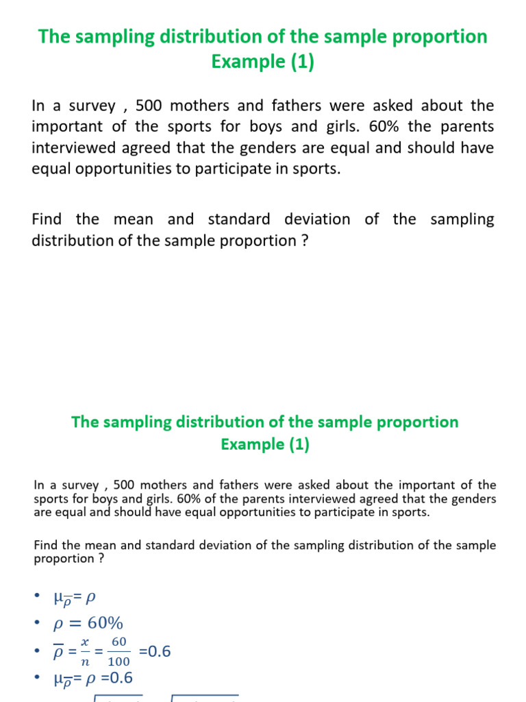 4-The Sampling Distribution - Application Chap 7 | PDF | Standard Deviation | Sampling (Statistics)