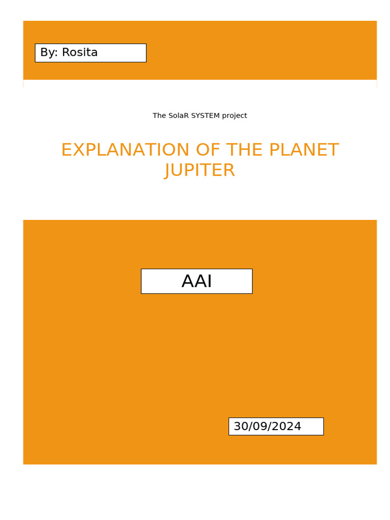 The Solar System Project 2 | PDF