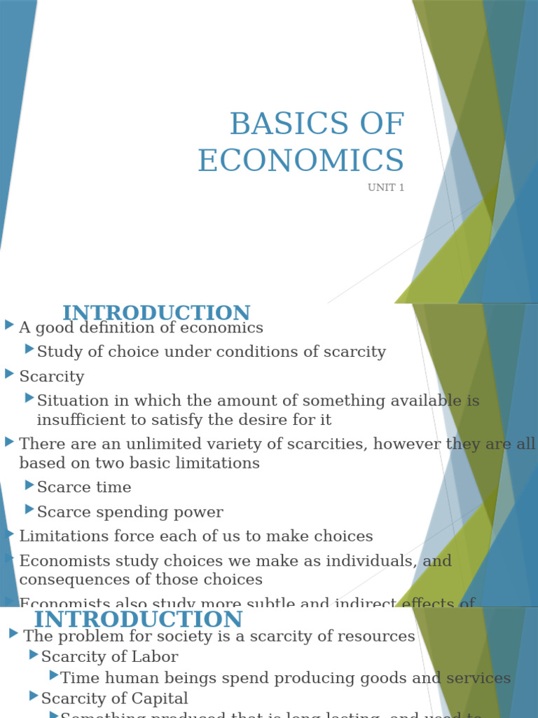 Unit 1 BOE | PDF | Economics | Macroeconomics