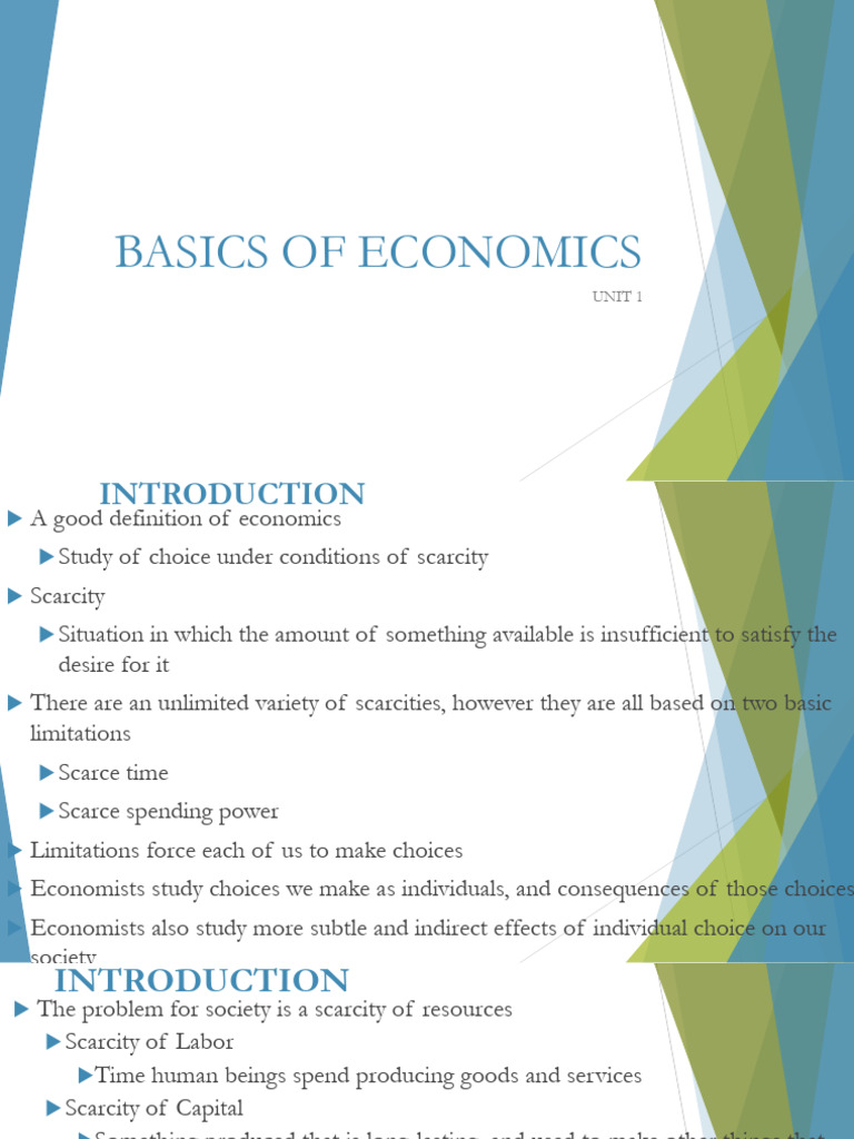 Unit 1 BOE | PDF | Economics | Macroeconomics