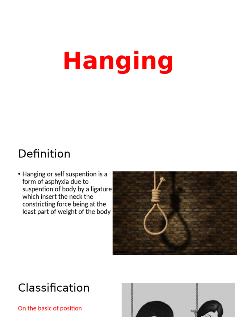 Hanging | PDF