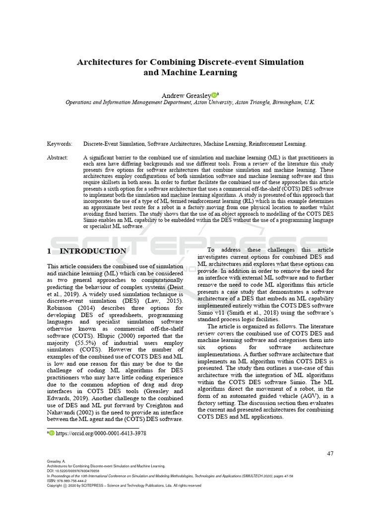 Combine Rl With Simulation Pdf Machine Learning Simulation