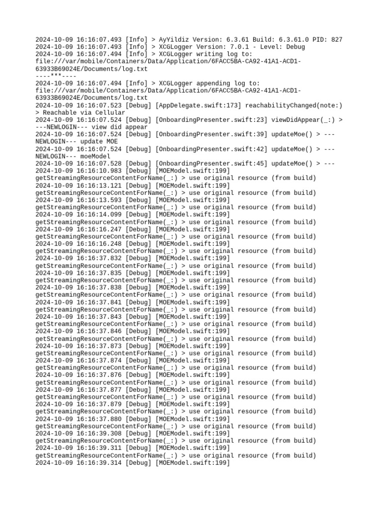 Log | PDF | Cache (Computing) | Software