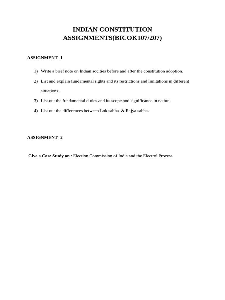 First Year Assignment | PDF