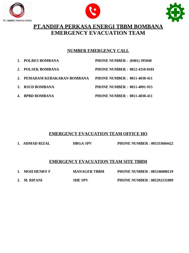 Alur Komunikasi ERT | PDF