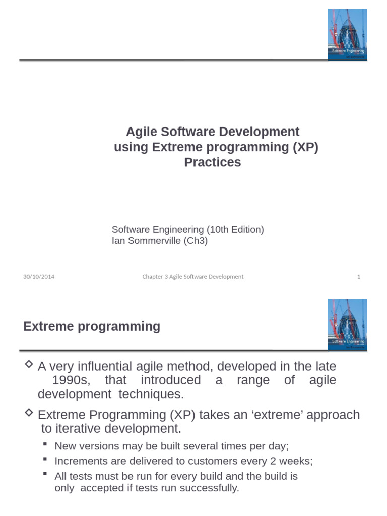 Lecture 12-Extreme Programing (XP) | PDF | Agile Software Development | Software Development