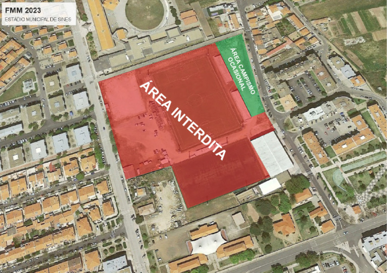 FMM Sines 2023 Mapa Parque Campismo Ocasional Estadio Municipal | PDF