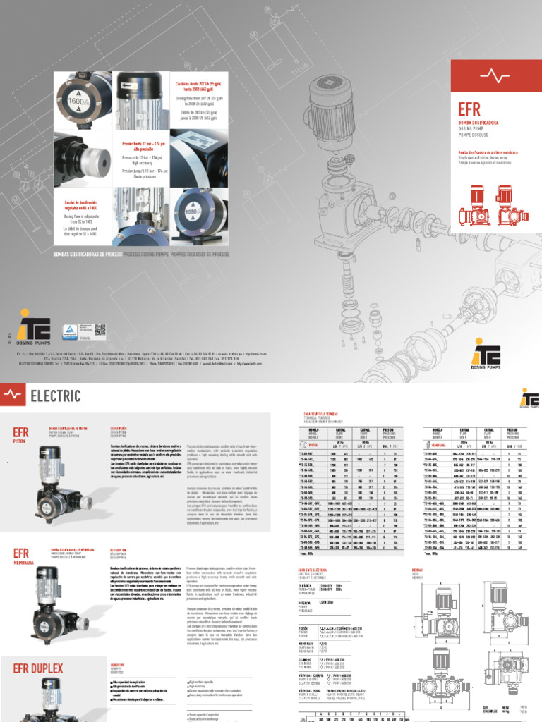 ITC Electric EFR Range-EN-ES-FR | PDF