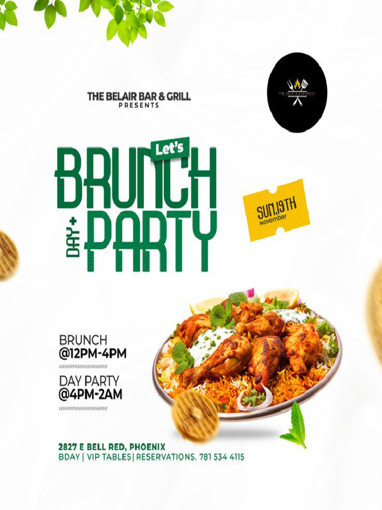 Brunch Flyer Design | PDF