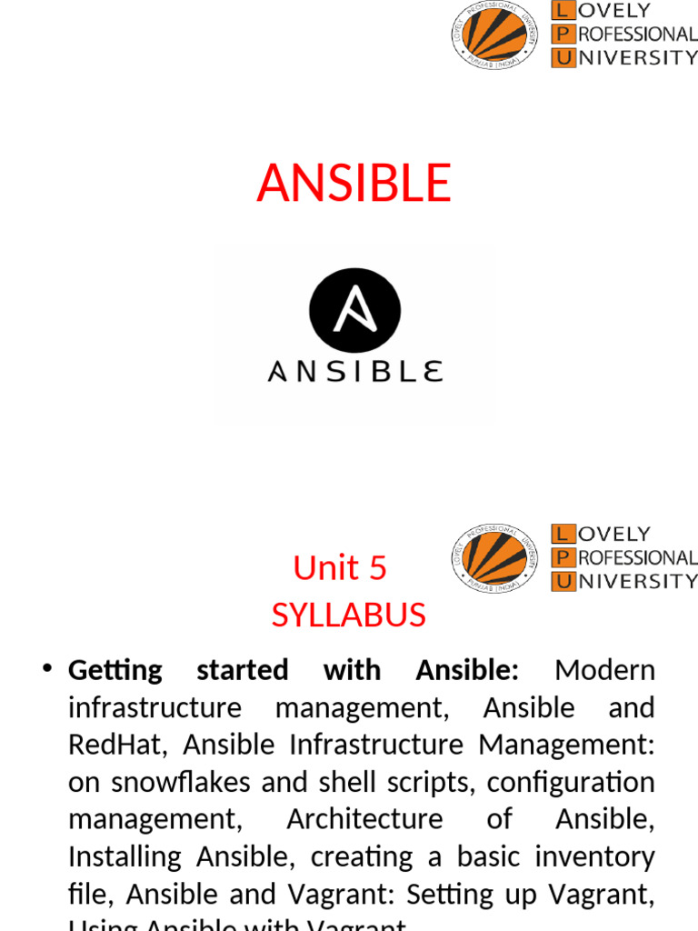 ANSIBLE | PDF