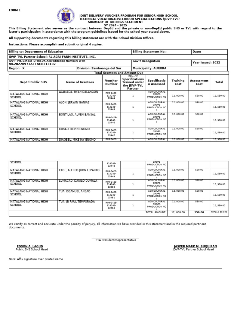 ANNEX-8B MATALANG (1) | PDF