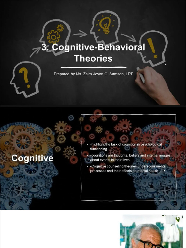Lesson 4 Cognitive Behavioral Theories | PDF