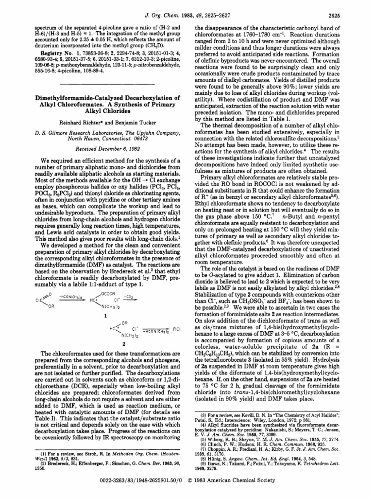 Richter 1983 | PDF | Chemical Reactions | Catalysis