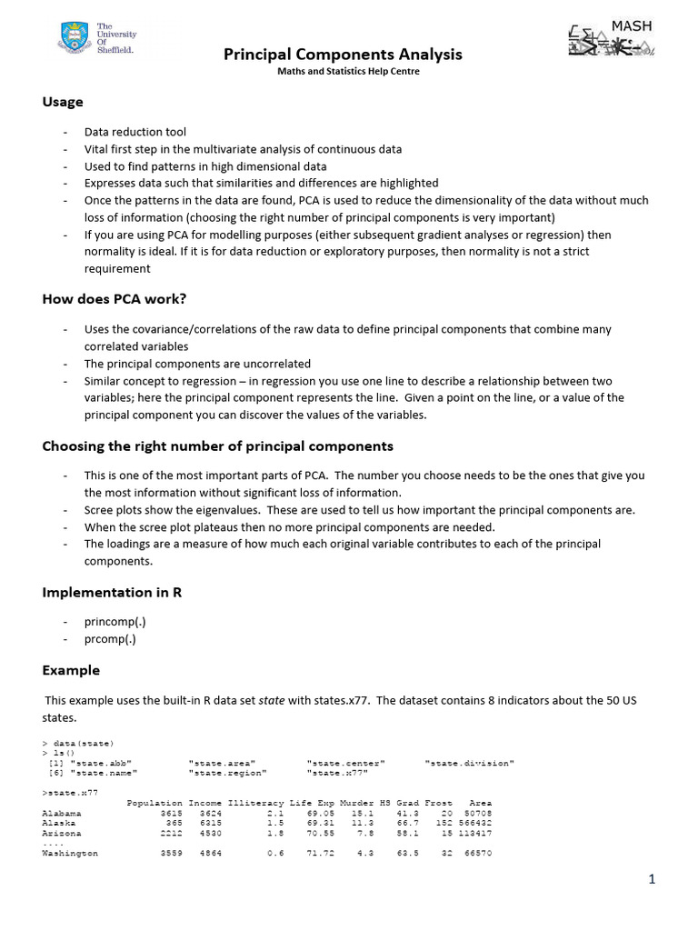 116_Principal_components_analysis | PDF | Principal Component Analysis | Analysis