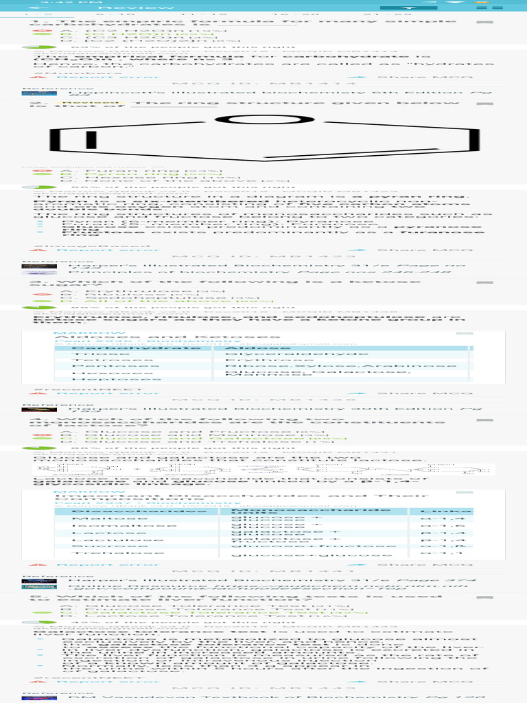 Biochemistry Marrow Qbank [Medicalstudyzone.com] | PDF