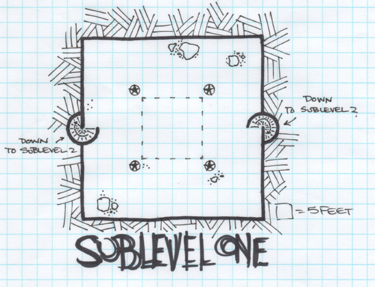 DDAL05-08-09 Durlag's Tomb (Sublevel One) BW | PDF