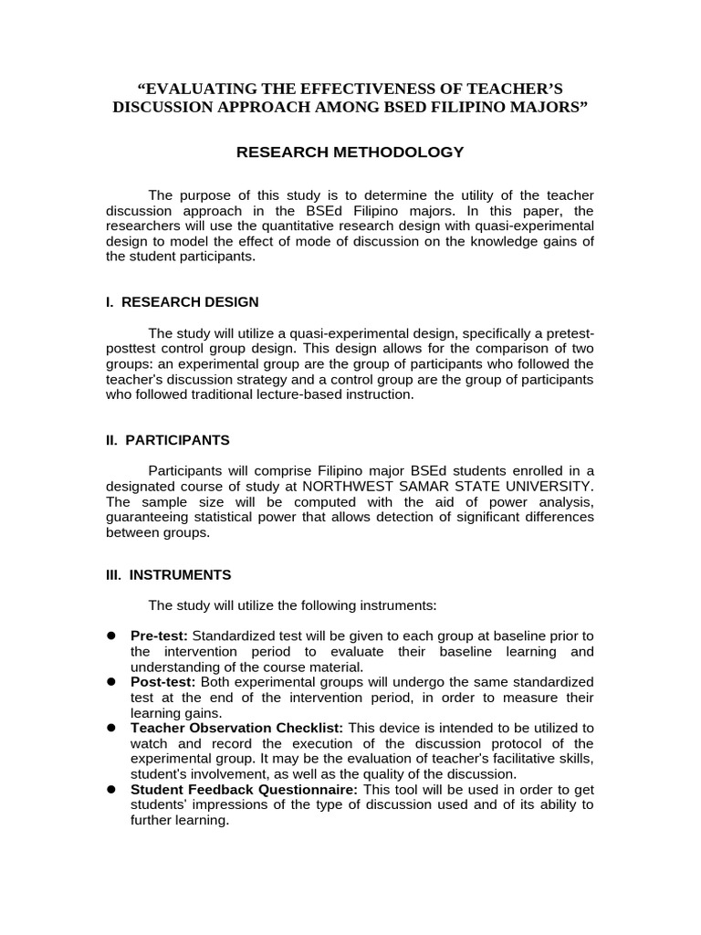 Methodology | PDF | Statistics | Methodology