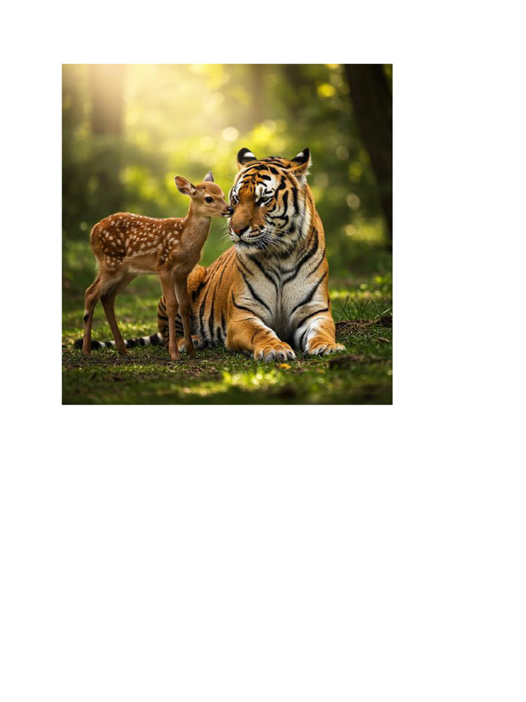 Tiger and deer | PDF